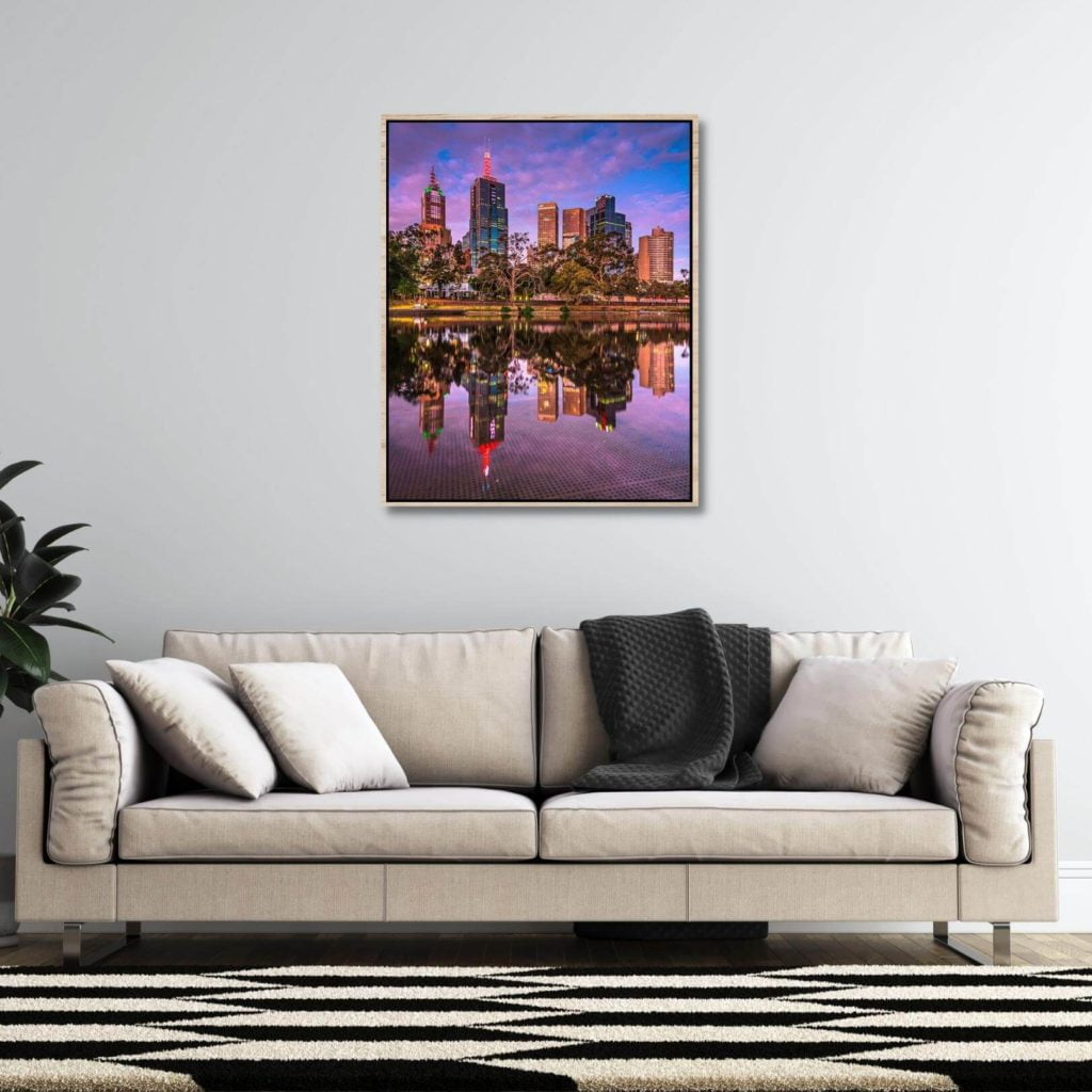 Purple Sunset Over Melbourne - MEM Prints